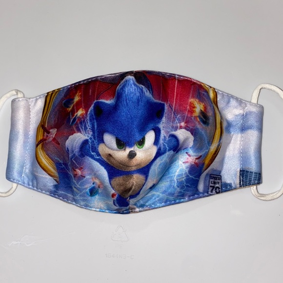 Accessories | Sonic Kids Face Mask | Poshmark